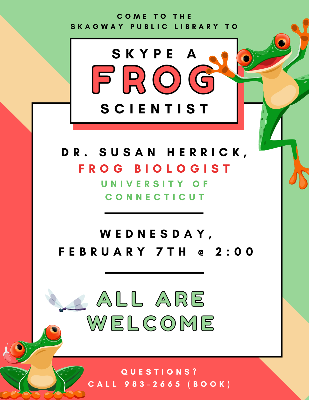Skype a (Frog!) Scientist - Skagway Library