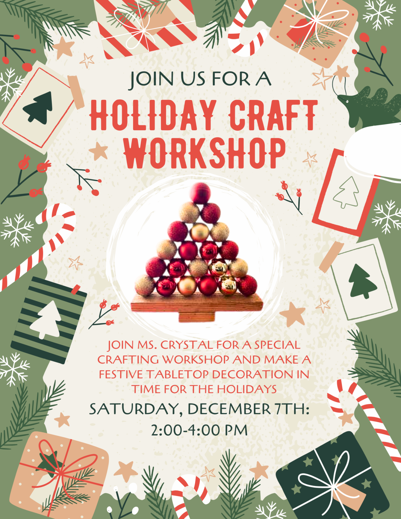 Holiday Craft Workshop - Skagway Library